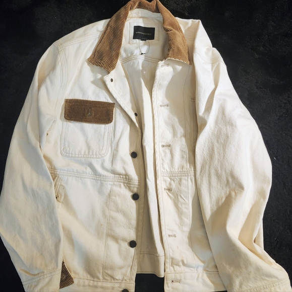 Banana Republic | Jackets & Coats | Banana Republic Mens Cream Denim ...